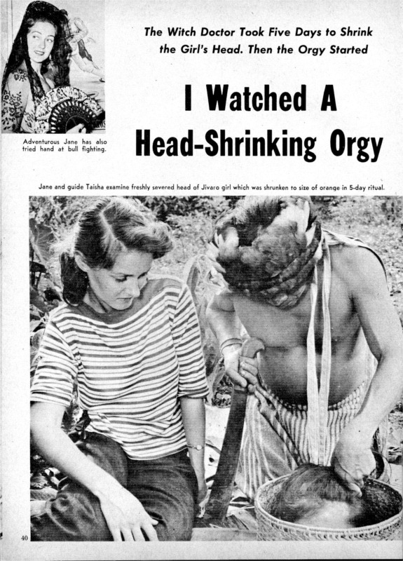 “Jungle Jane” Dolinger among the Jivaro headhunters and beyond - The ...